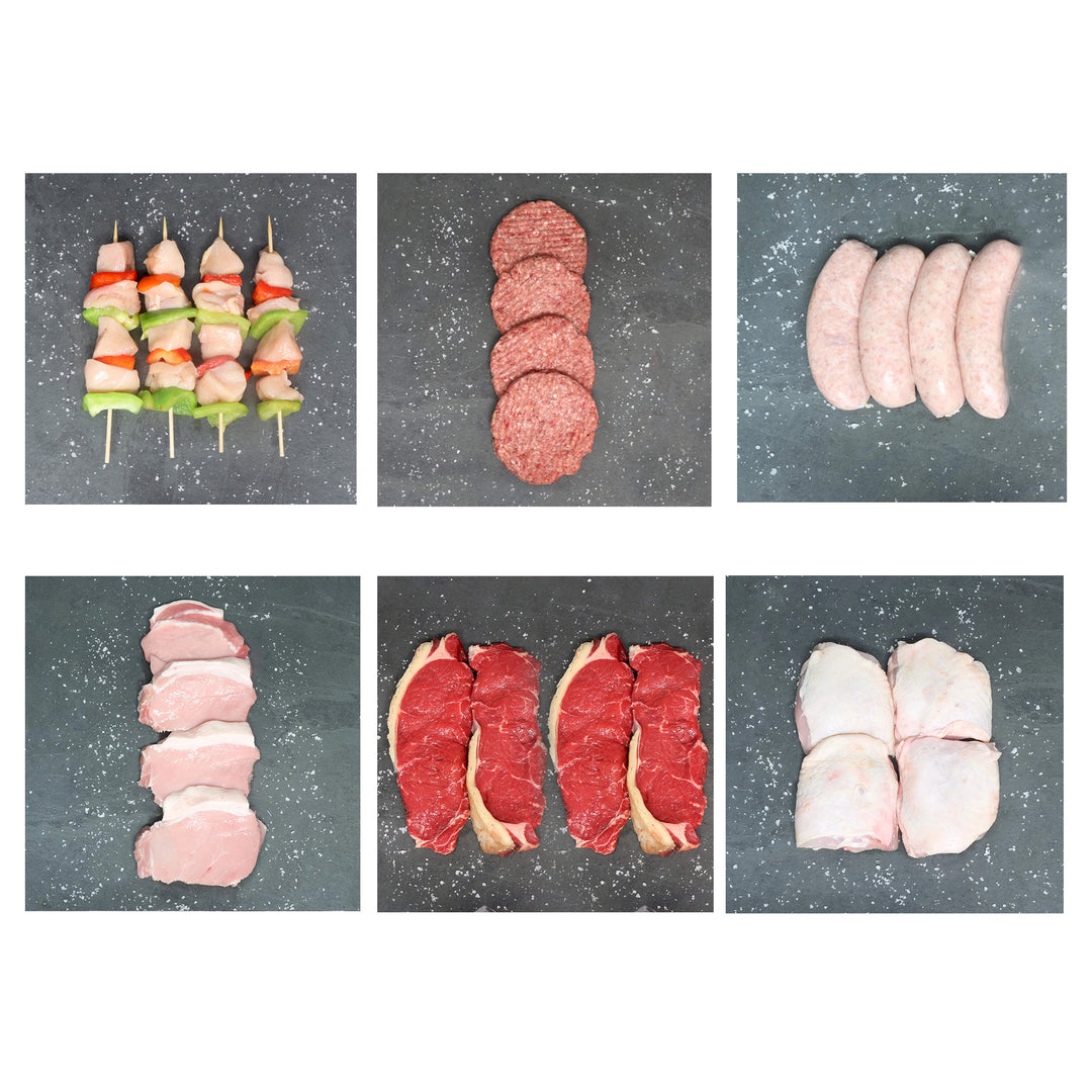 BBQ Pack With Grass Fed Sirloin Steaks – Penygraig Family Butchers